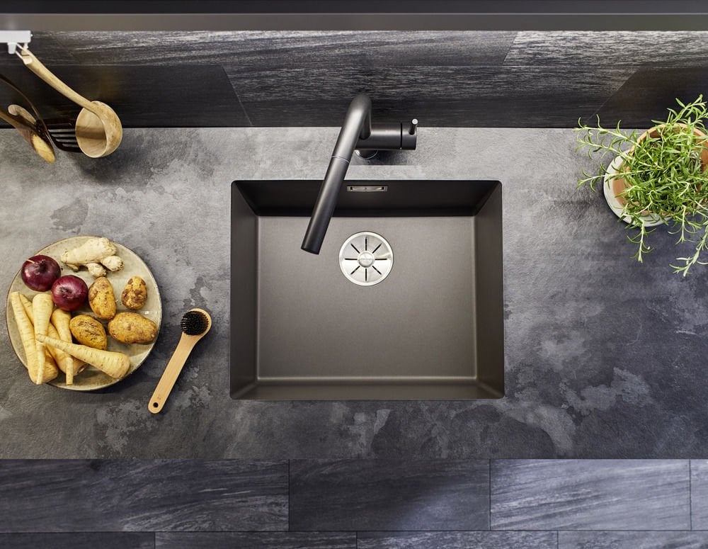 Blanco Subline 500 U Tezgah Altı Alu Metalic Evye + Blanco Mida ...